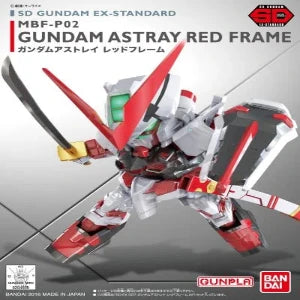 Hobby Gunpla SD Gundam EX-Standard 007 Gundam Astray Red Frame